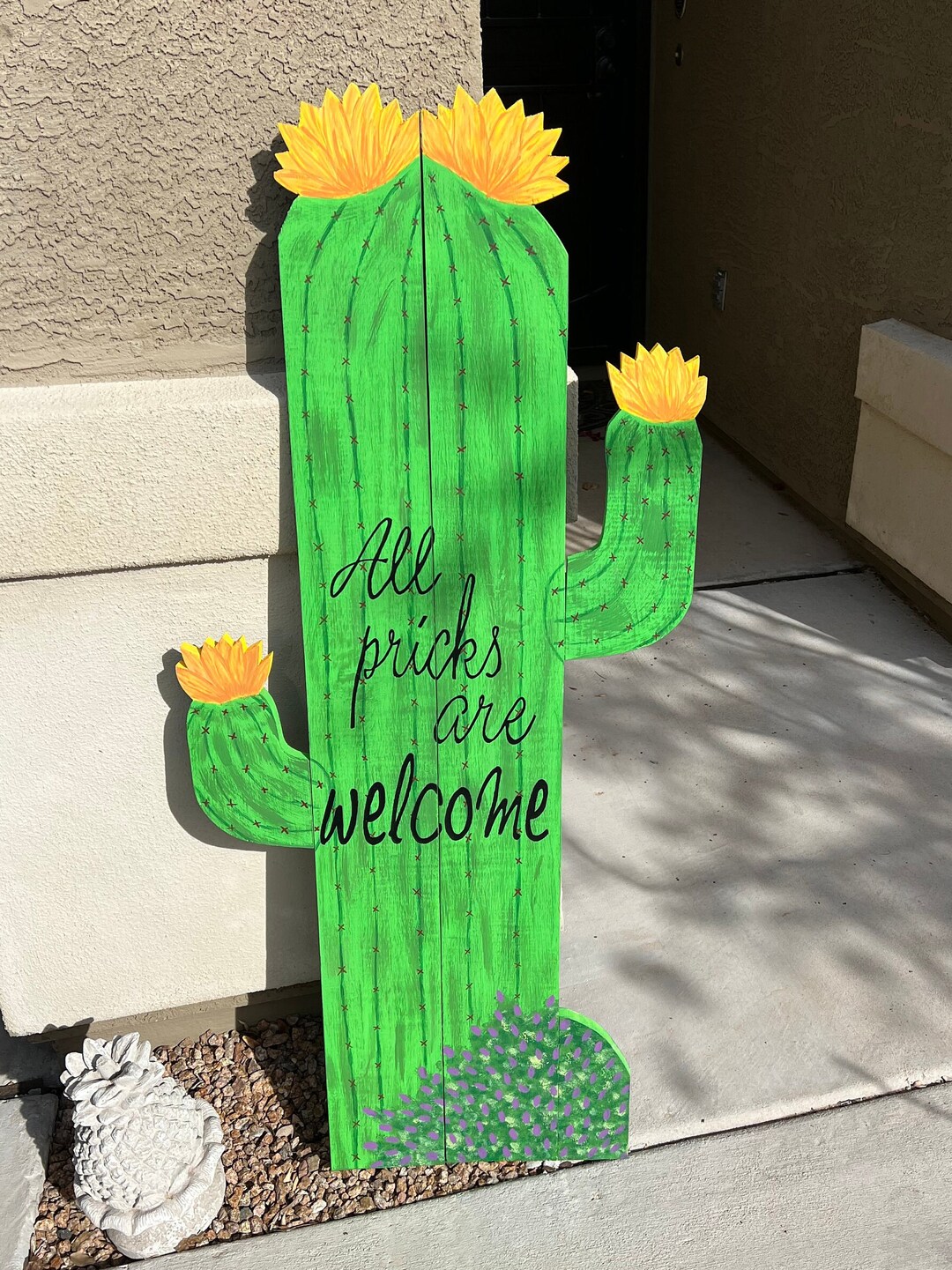 Cacti Welcome Sign - Etsy Canada
