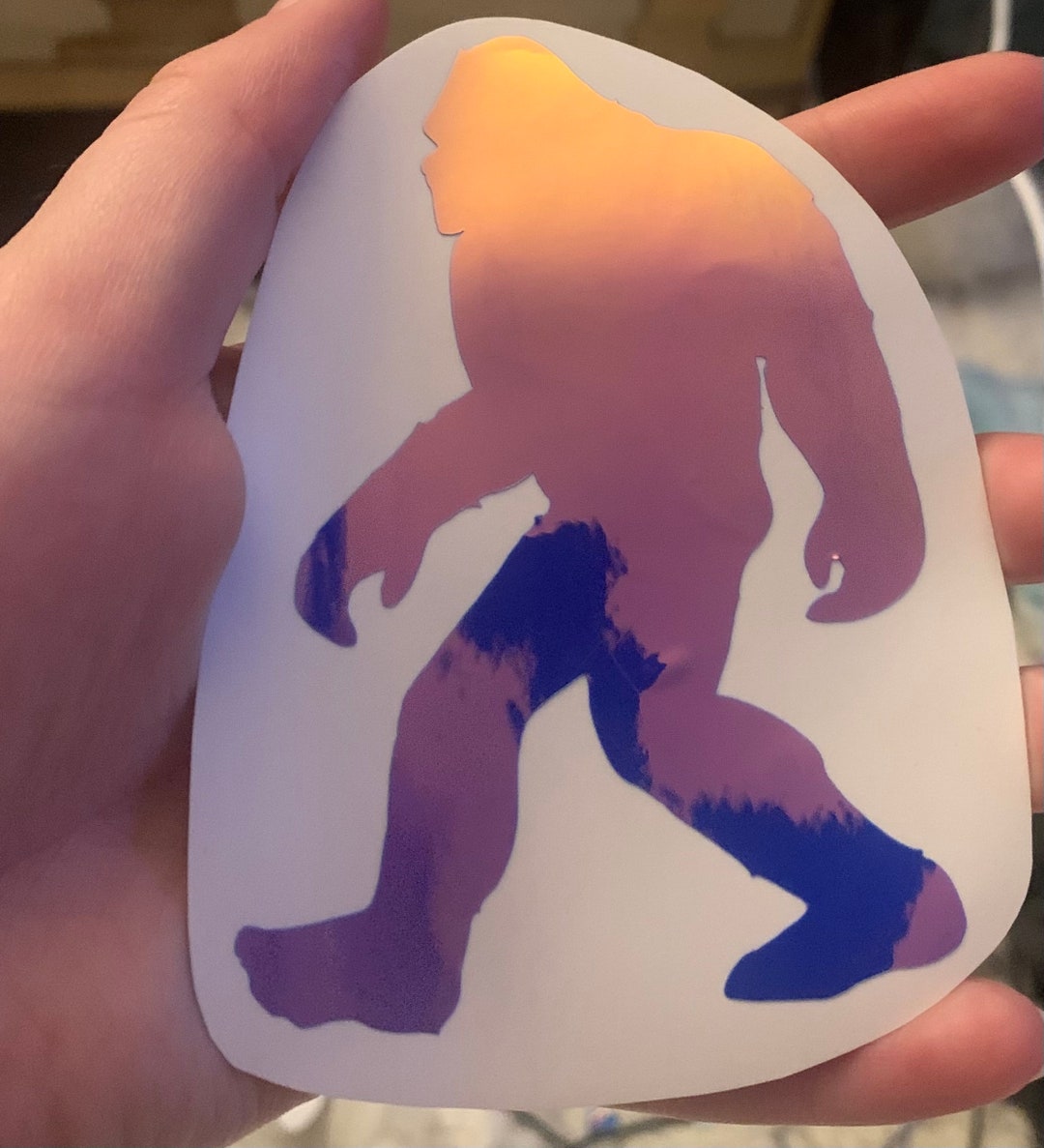 Customizable Big Foot Vinyl Sticker - Etsy