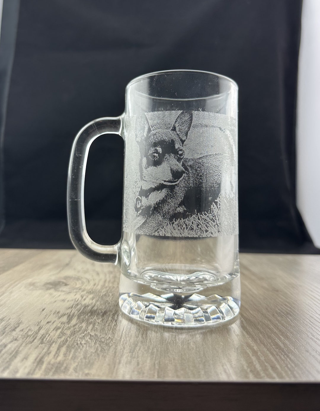 Personalized Photo Engraved Etched Beer Mug With Optional Text - Etsy