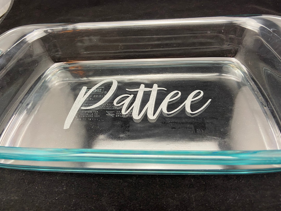 9x13 Personalized Pyrex Glass Baking Pan - Etsy