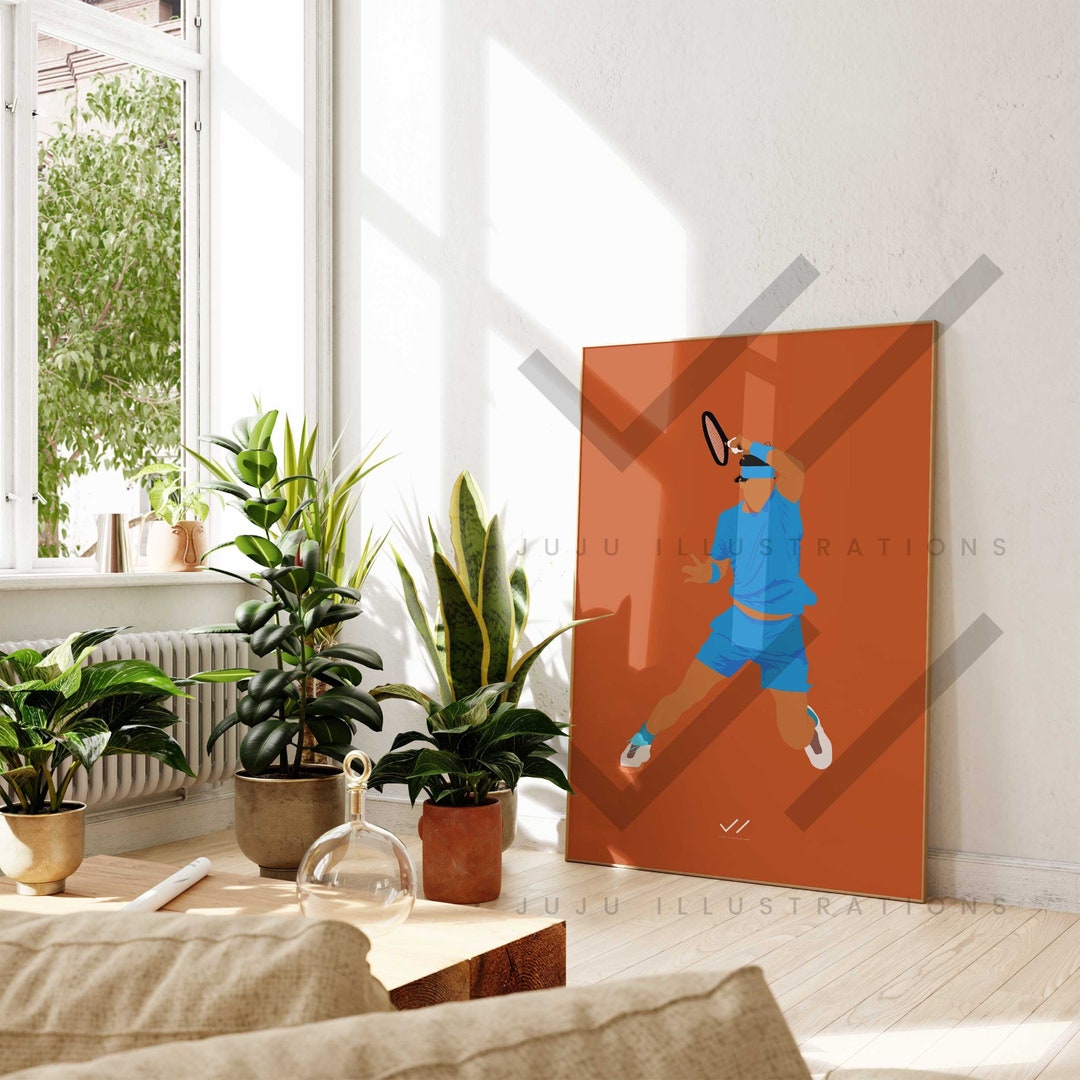 Rafael Nadal, Rafael Nadal Poster, Nadal Poster, Nadal Gifts, Nadal ...