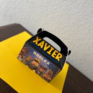 Roblox Party Favor Boxes - Roblox Gable Boxes - Birthday Party Favors ...