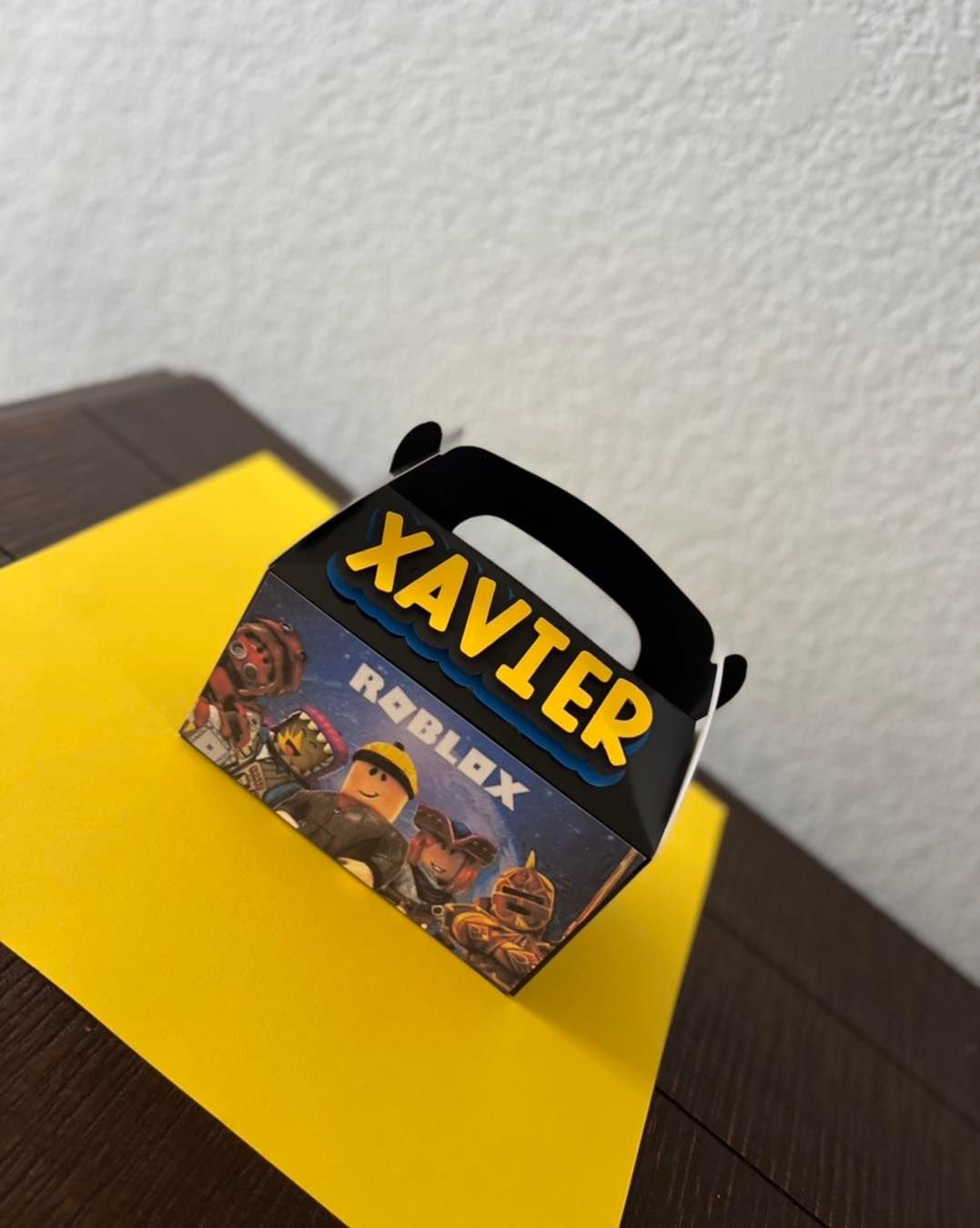 Roblox Party Favor Boxes - Roblox Gable Boxes - Birthday Party Favors ...