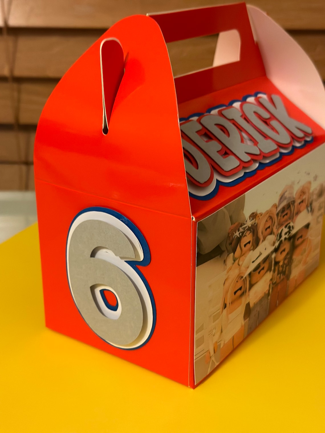 Roblox Party Favor Boxes - Roblox Gable Boxes - Birthday Party Favors ...