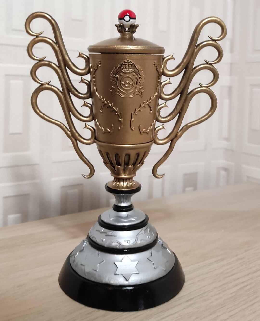 Pokemon Anime Wcs Trophy 3d Printed Figure Figurine for Gift Decoration ...