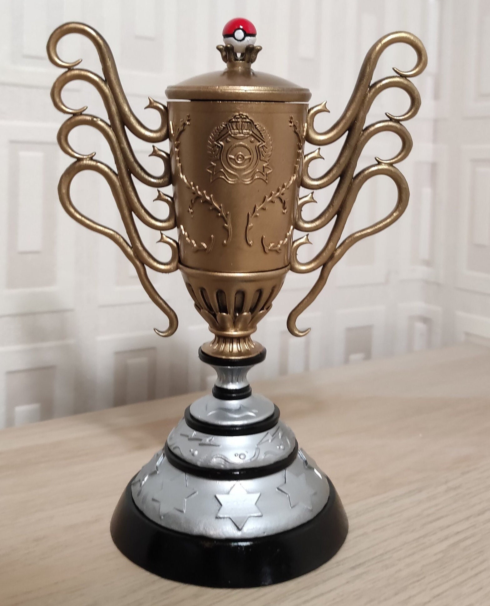 Pokemon Anime Wcs Trophy 3d Printed Figure Figurine for Gift Decoration ...