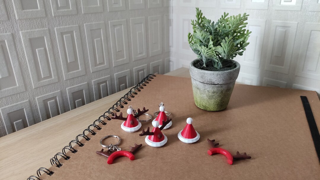 Mini Christmas Hat/headband Figure for Chrismas Gift Decoration - Etsy