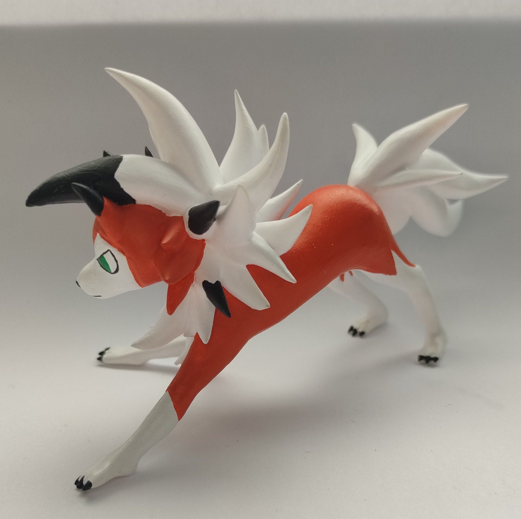 Pokemon Lycanroc 3D Printed Figurine Figure Toys Giftpaint/unpaint ...