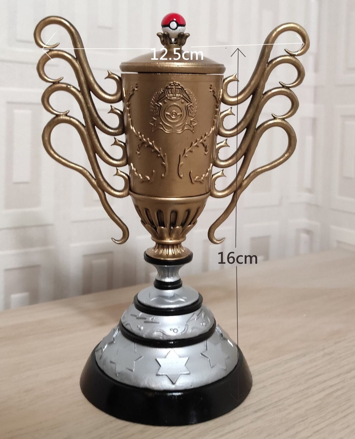 Pokemon Anime Wcs Trophy 3d Printed Figure Figurine for Gift Decoration ...
