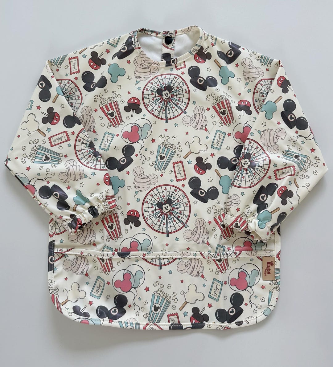 Mickey Mouse Disney Weaning Toddler Bib 12-36 Months - Etsy