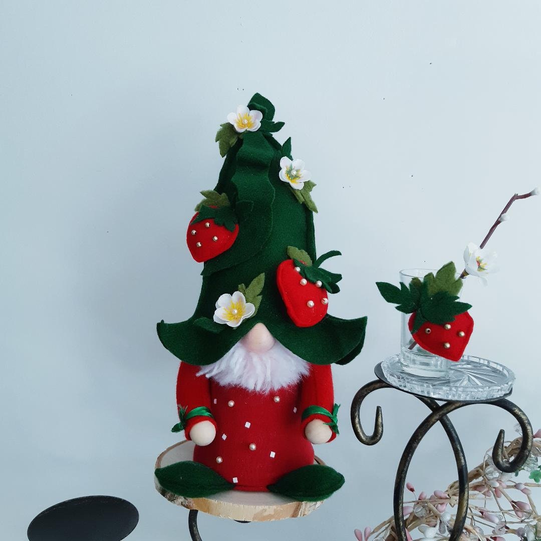 Spring Gnomes Strawberry - Etsy