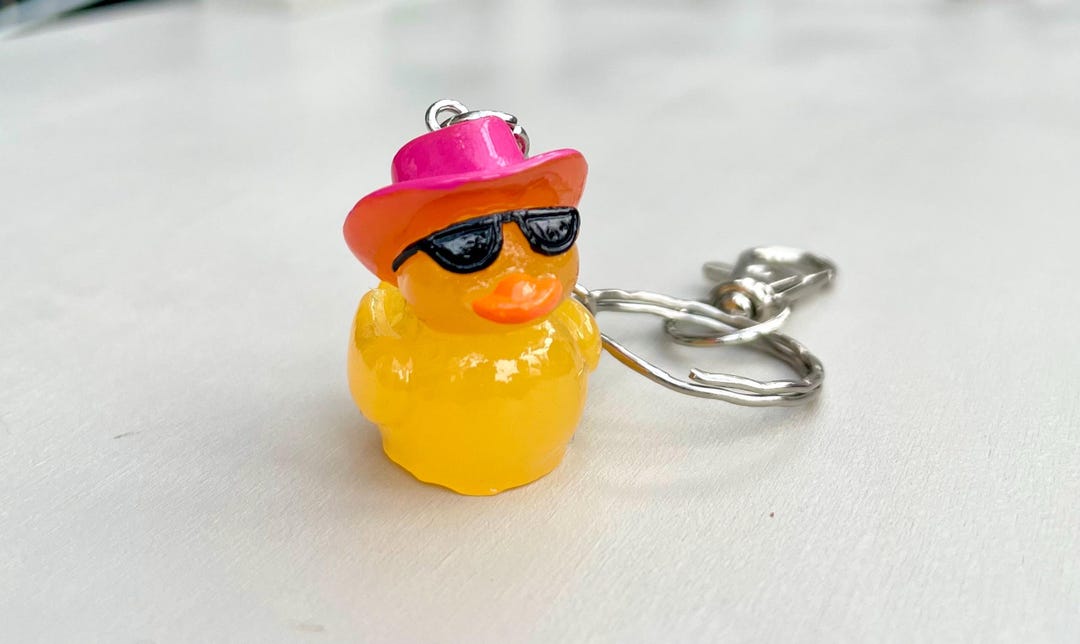 Cowboy/cowgirl Rubber Hook a Duck Keyrings - Etsy
