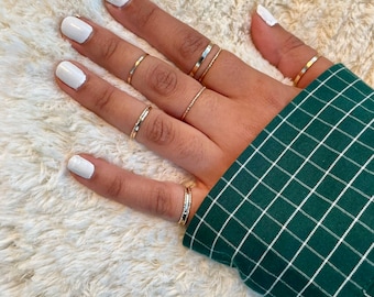 Stackable Rings - Etsy UK