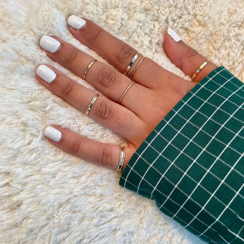 Stackable Gold Rings - Etsy