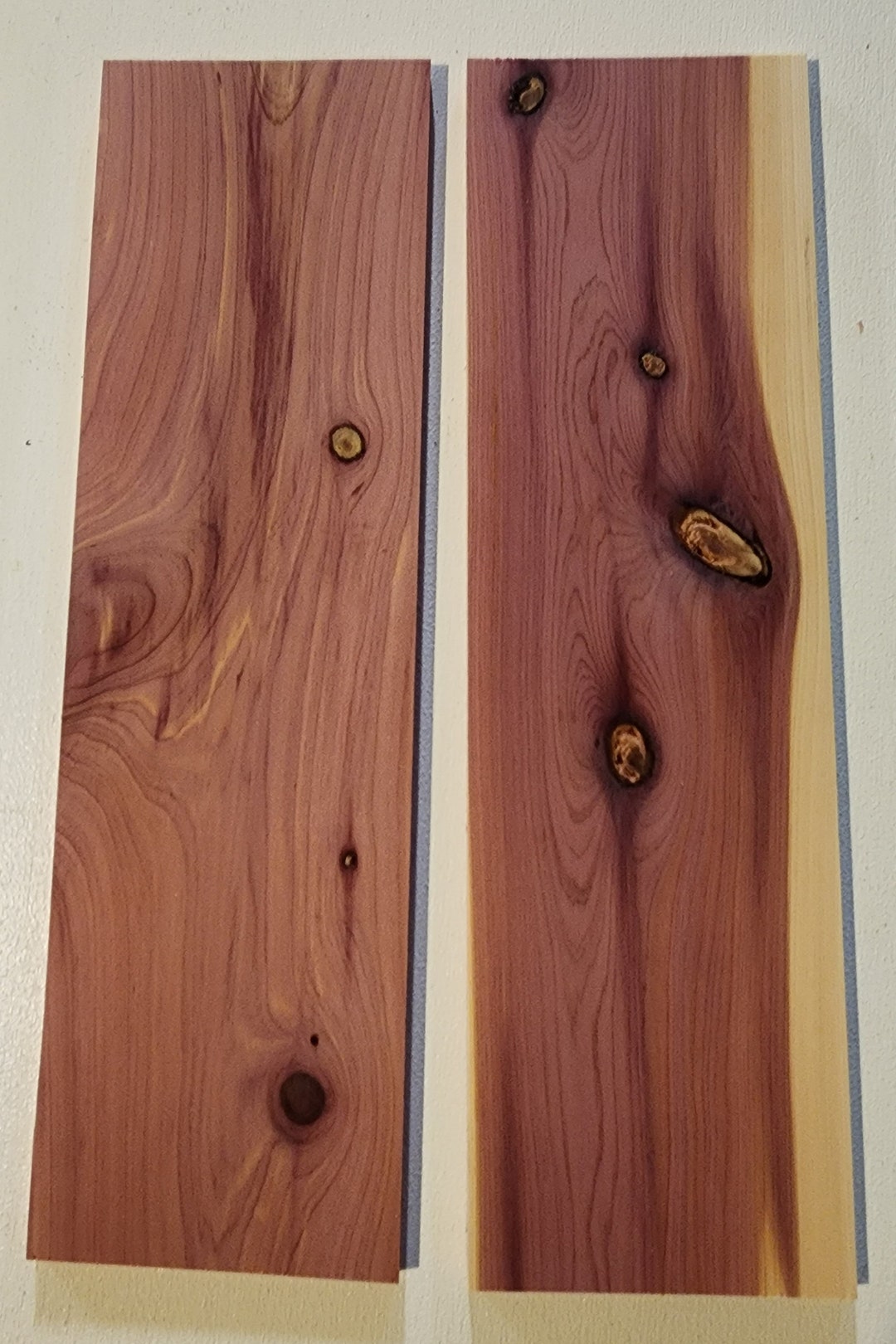6 Pieces of Aromatic Eastern Red Cedar 1/4” Thick X 3 1/2” Wide X 12 ...