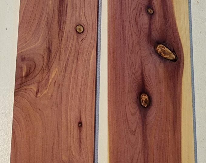 6 Pieces of Aromatic Eastern Red Cedar 1/4” Thick X 3 1/2” Wide X 12 ...