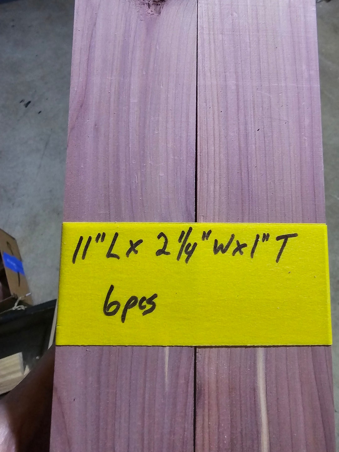 6 Piece - Aromatic Red Cedar Planks, Boards, Blank Supplies and Ready ...