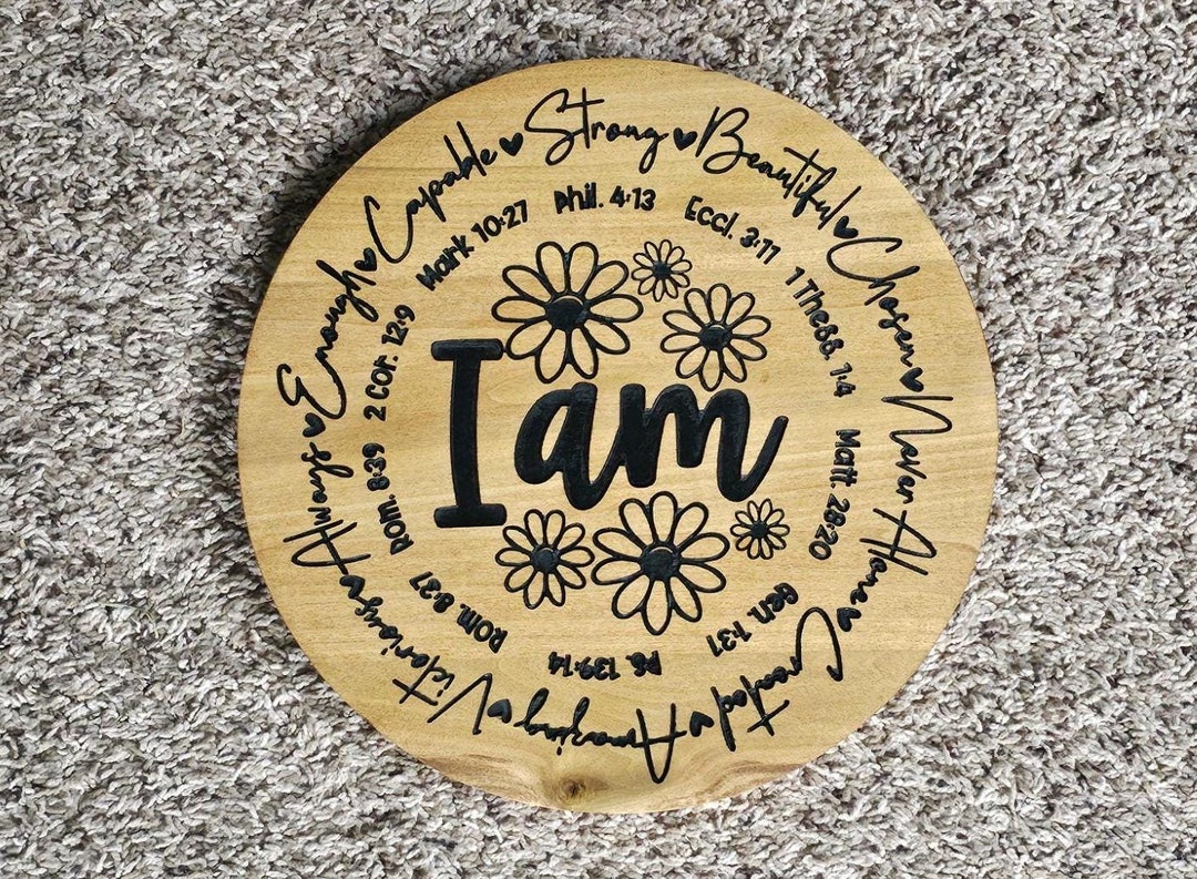 I AM Beautiful Victorious Enough Created Strong Amazing Capable Chosen ...