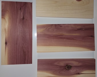 Aromatic Red Cedar Planks Boards Blank Supplies and Ready to - Etsy