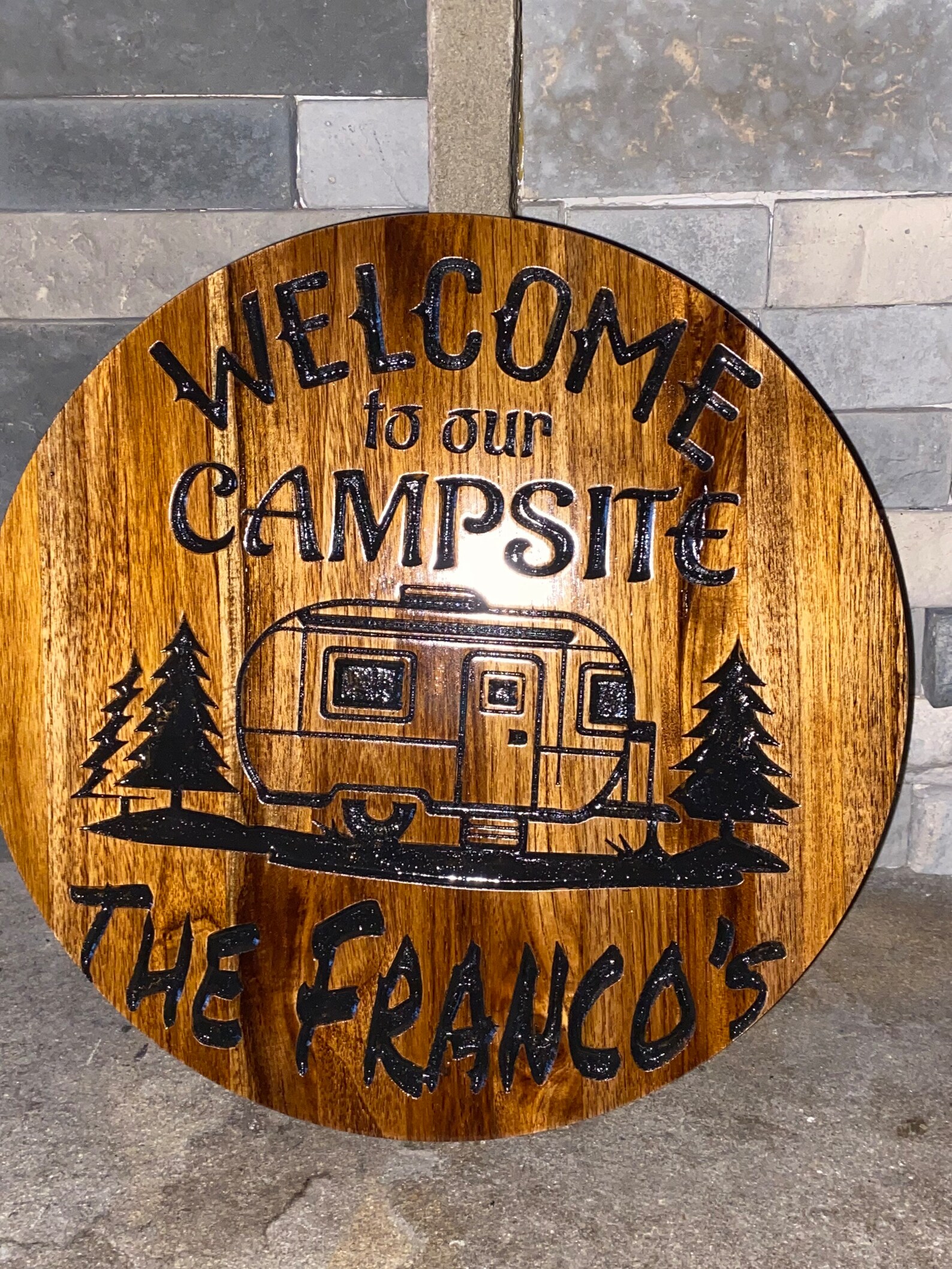 Custom Order Camp Sign Campsite Signage Welcome to Our Camp - Etsy