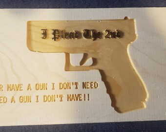 2nd Amendment Wood Sign - Etsy