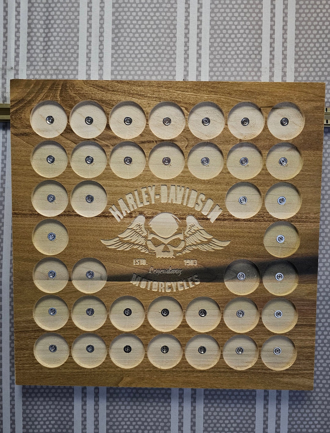 Poker Chip Display Board for Harley Davidson Dealer Chips - Etsy