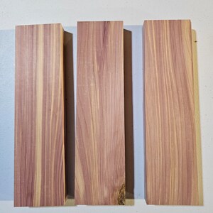 3 Piece - Aromatic Red Cedar Planks, Boards, Blank Supplies and Ready ...