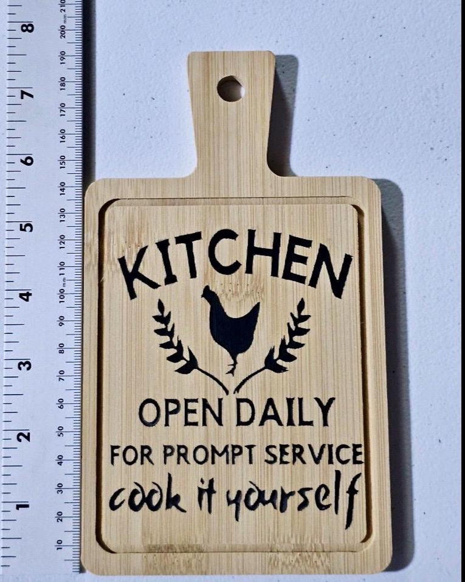 Kitchen Open Daily, for Prompt Service Fix It Yourself - Wood Carved ...