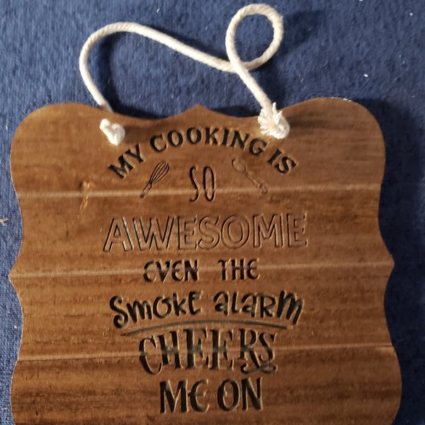 Cooking Wood Sign - Etsy