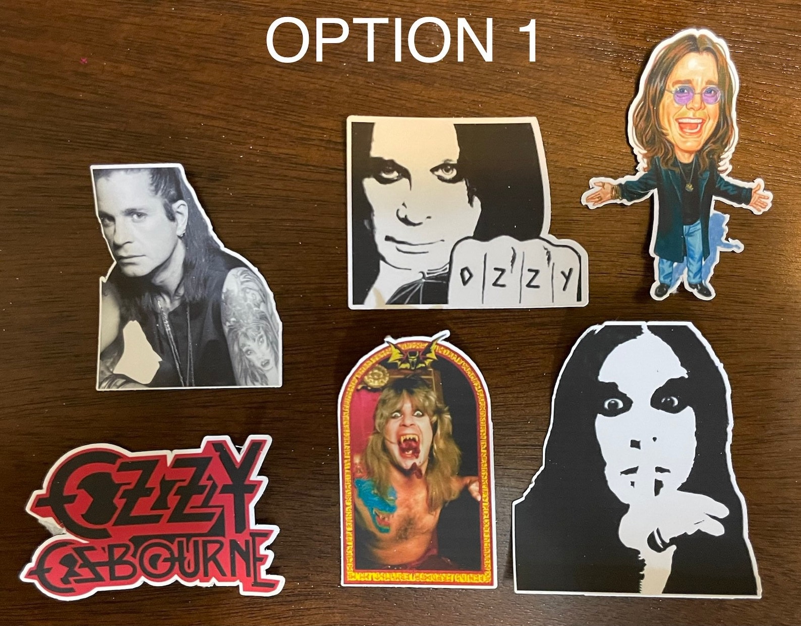 Ozzy Osbourne Stickers set of 6 | Etsy