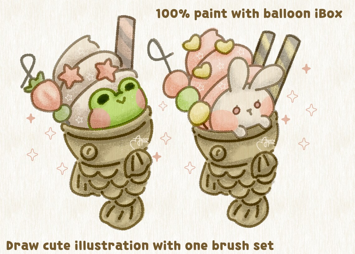 15 Procreate Doodle Brushes Procreate Texture Brushes Cute - Etsy