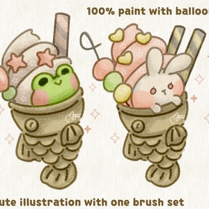 15 Procreate Doodle Brushes | Procreate Texture Brushes | Cute ...