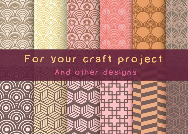 Japanese Pattern Stamps 90 Procreate Stamps Procreate - Etsy