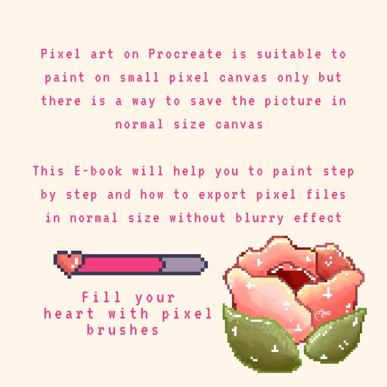 6 Pixel Procreate Brushes Pixel Art Design Pixel Art Brush - Etsy