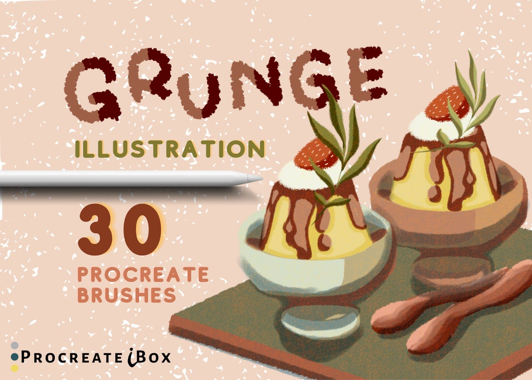 Procreate Grunge Brushes | Procreate Grunge Illustration Brushes ...