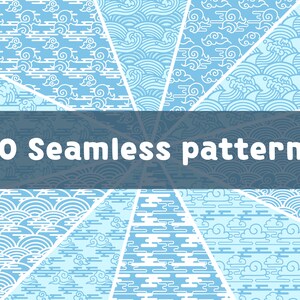 20 Procreate Japanese Pattern Brushes | Asian Pattern | Procreate Brush ...