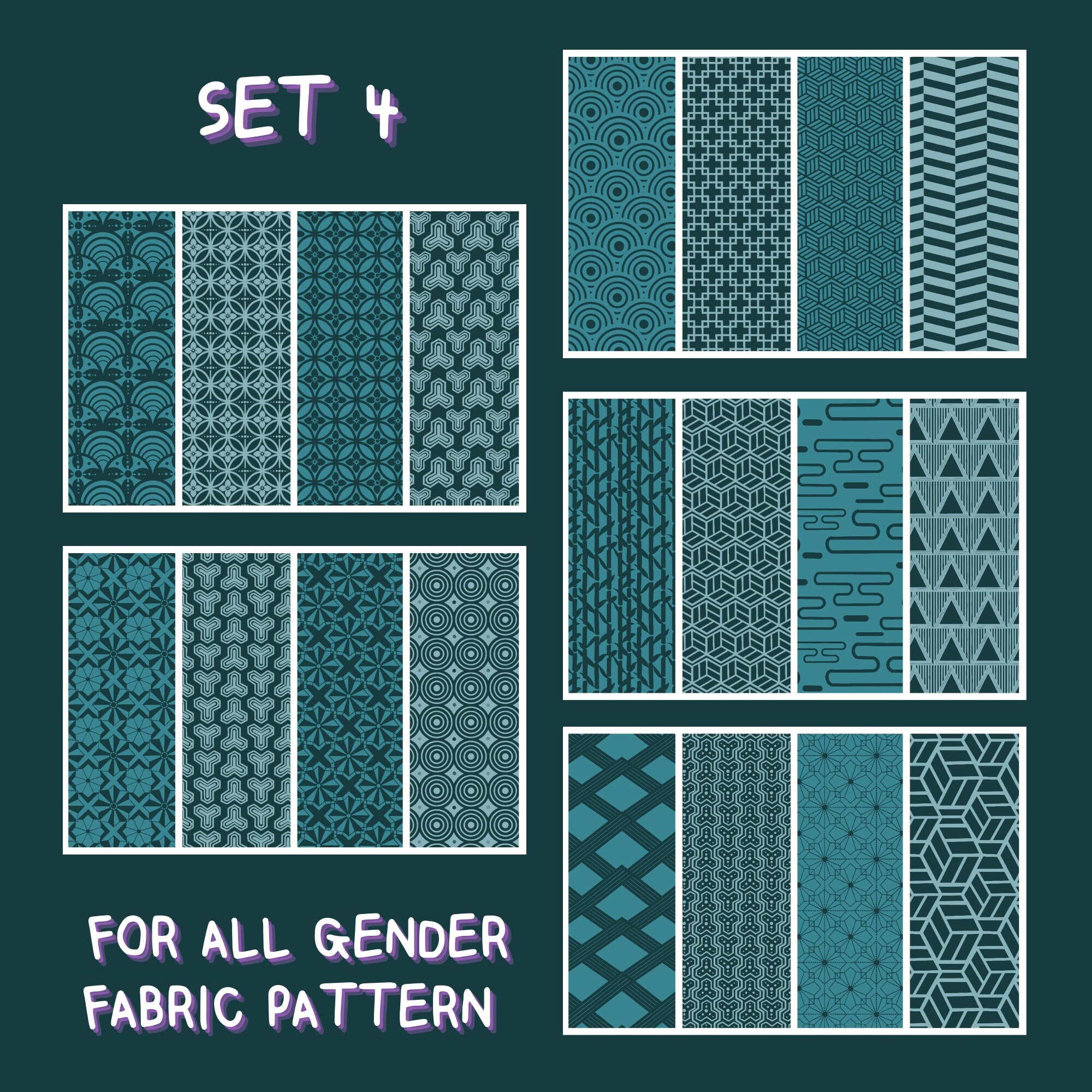 80 Japanese Pattern Procreate Brushes Mega Pack Pattern - Etsy