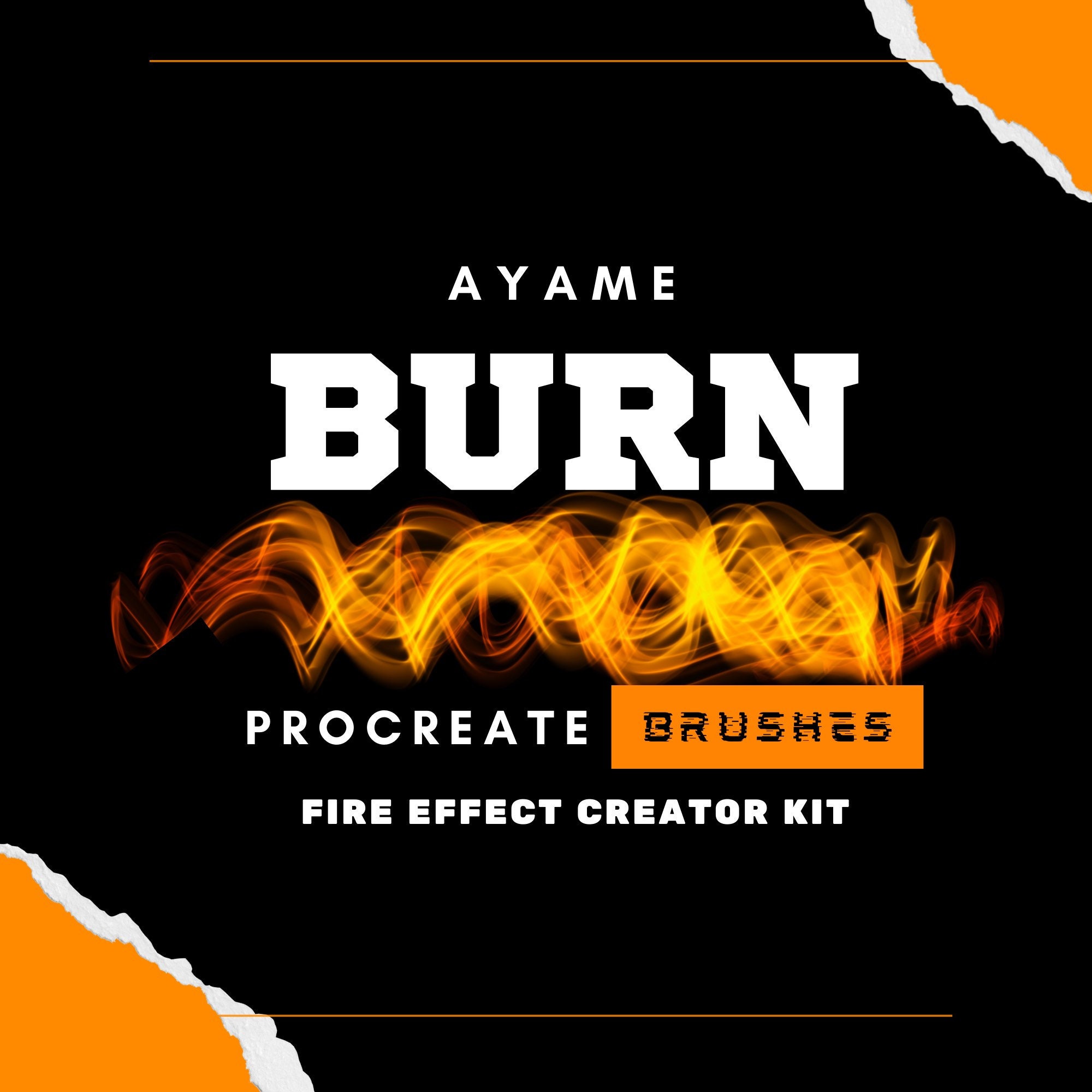 Procreate Brushes 9 Fire Brushes Burn Brushes Neon Brushes - Etsy Canada