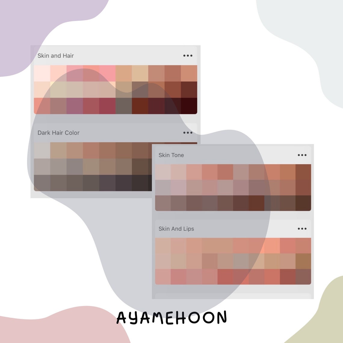 Procreate Color Palette Procreate Color Swatches Procreate | Etsy