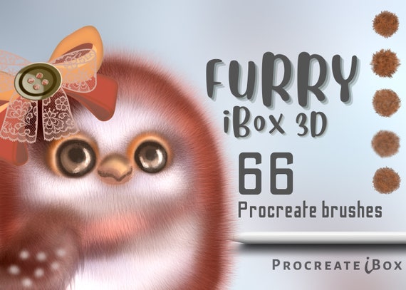 Procreate Furry Ibox Brushes 66 Procreate Brushes Animal | Etsy