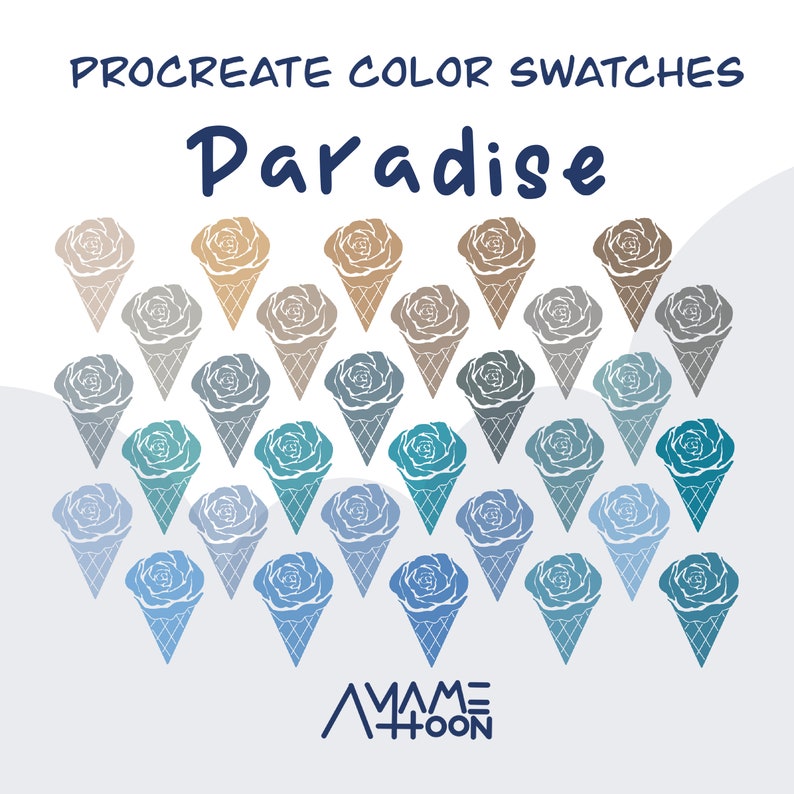 Procreate Color Palette Procreate Color Swatches Procreate | Etsy