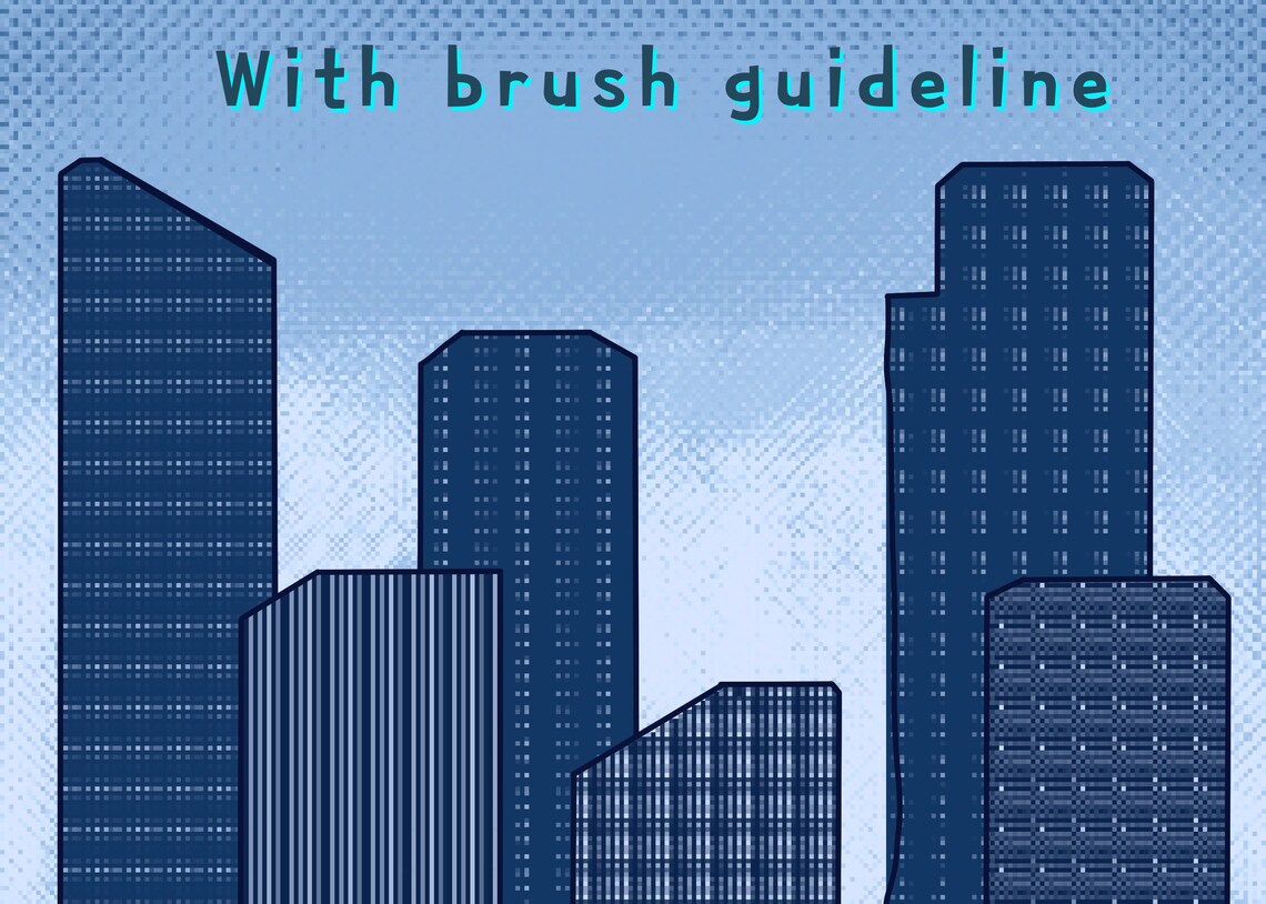 30 Procreate Pixel Pattern Brushes Pixel Art Pixel Pattern | Etsy