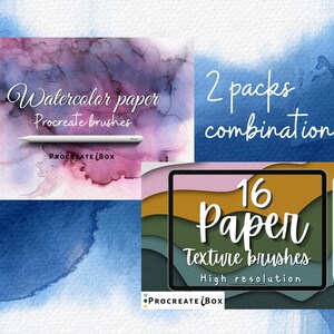 30 Premium Paper Texture Brushes for Procreate | Digital Brushes ...