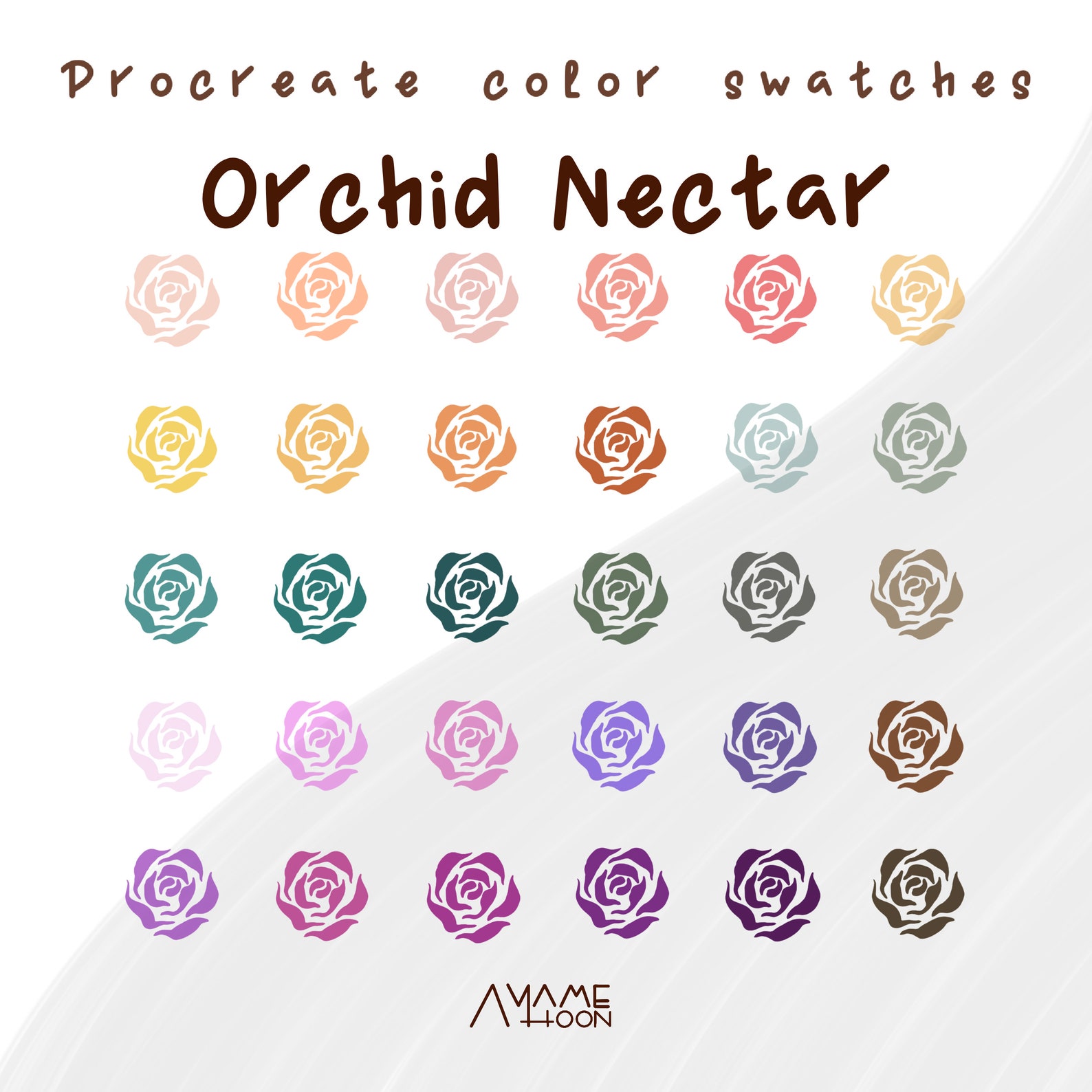 Procreate Color Palette Procreate Color Swatches Procreate - Etsy