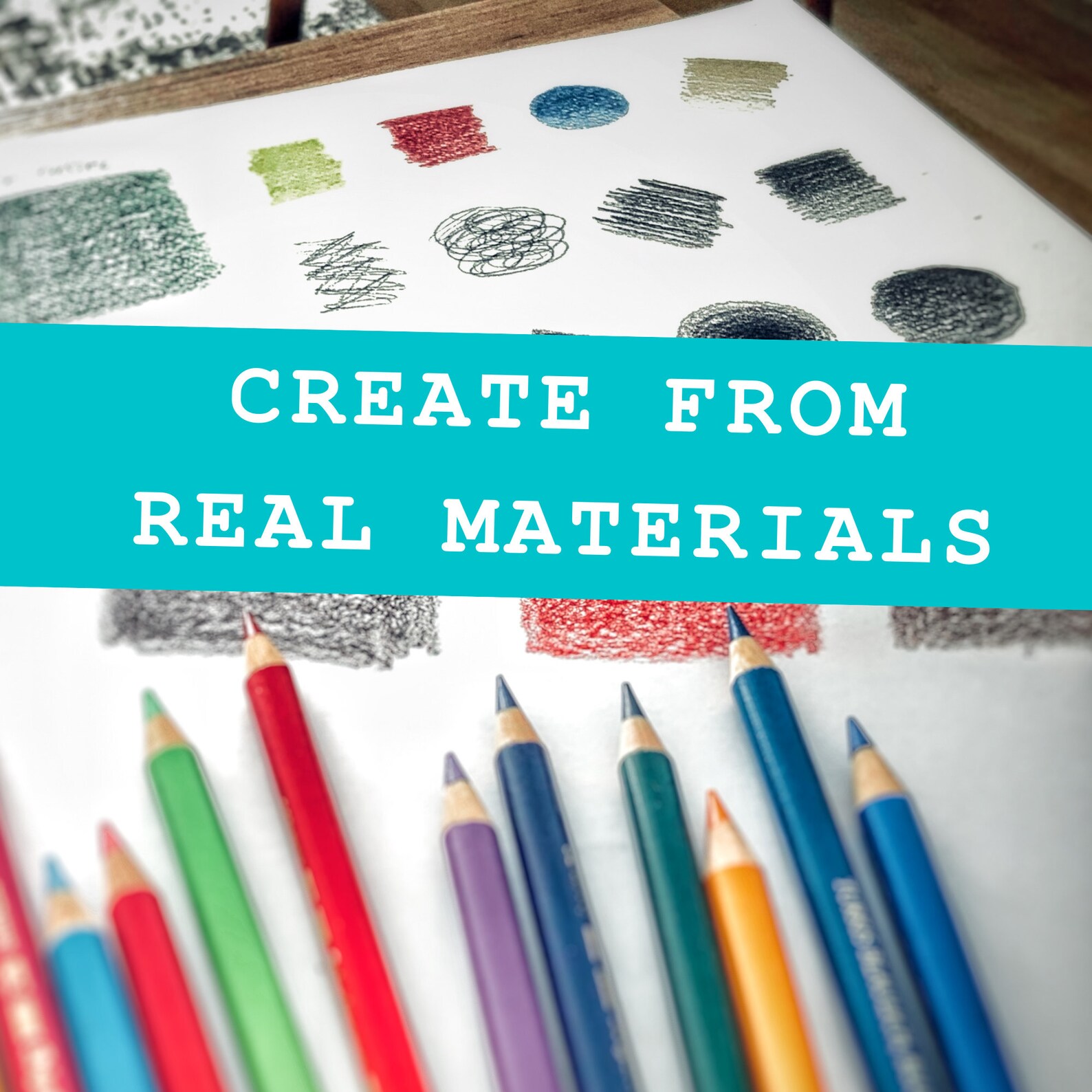 34 Colored Pencil Procreate Brushes Pencils Sketch Pencil | Etsy