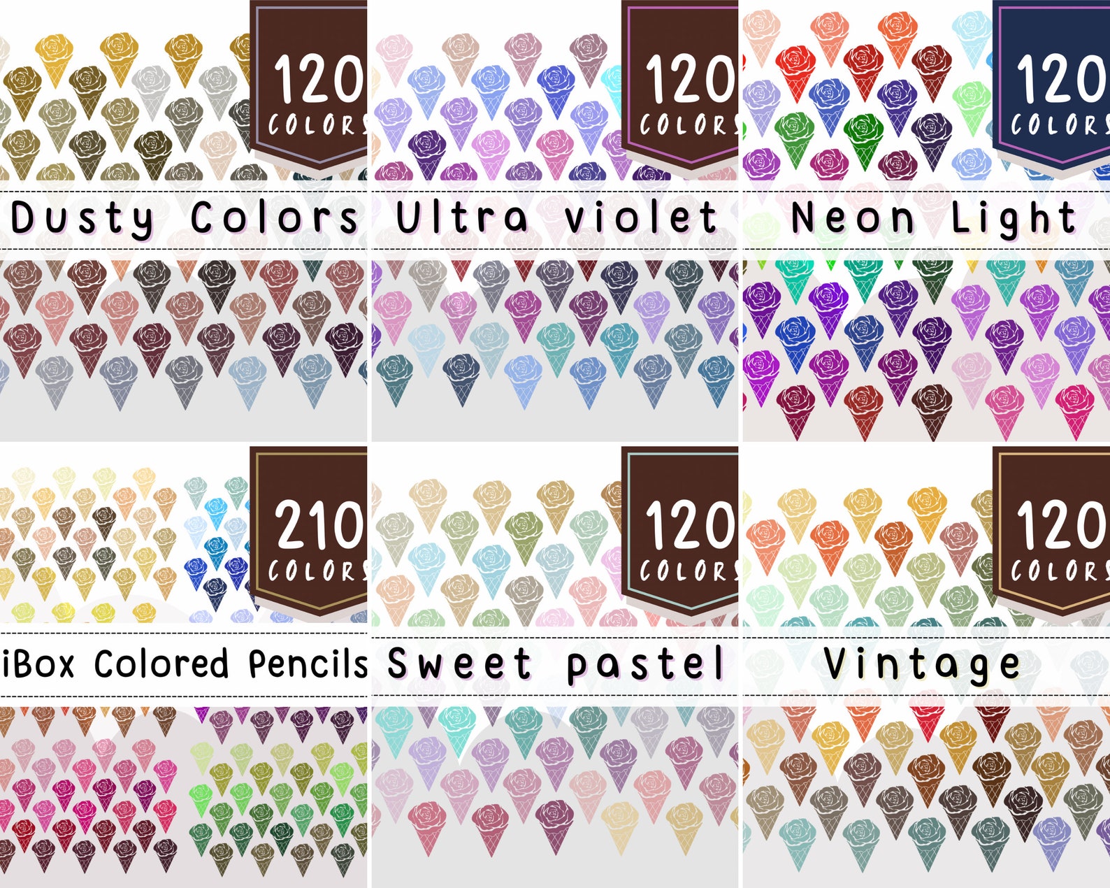 Procreate Color Palette Procreate Color Swatches Color - Etsy