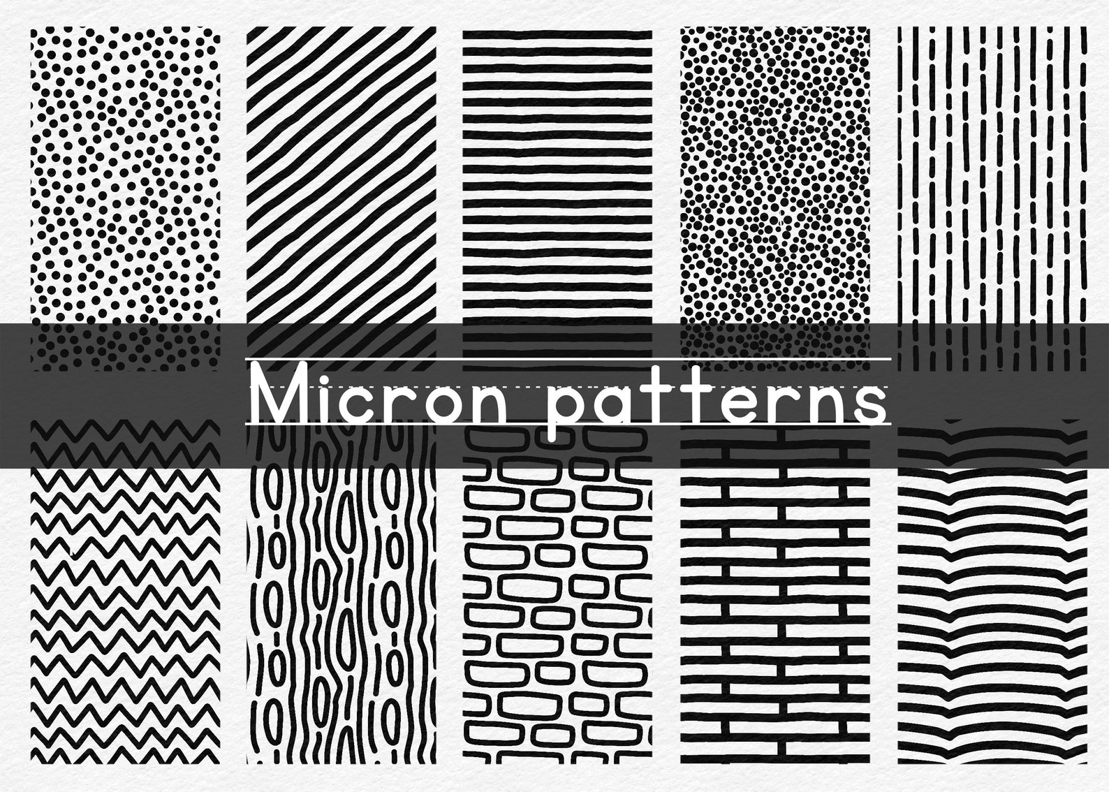 Procreate Micron Fine Line Brush Set: 35 Ink & Stipple Brushes - Etsy