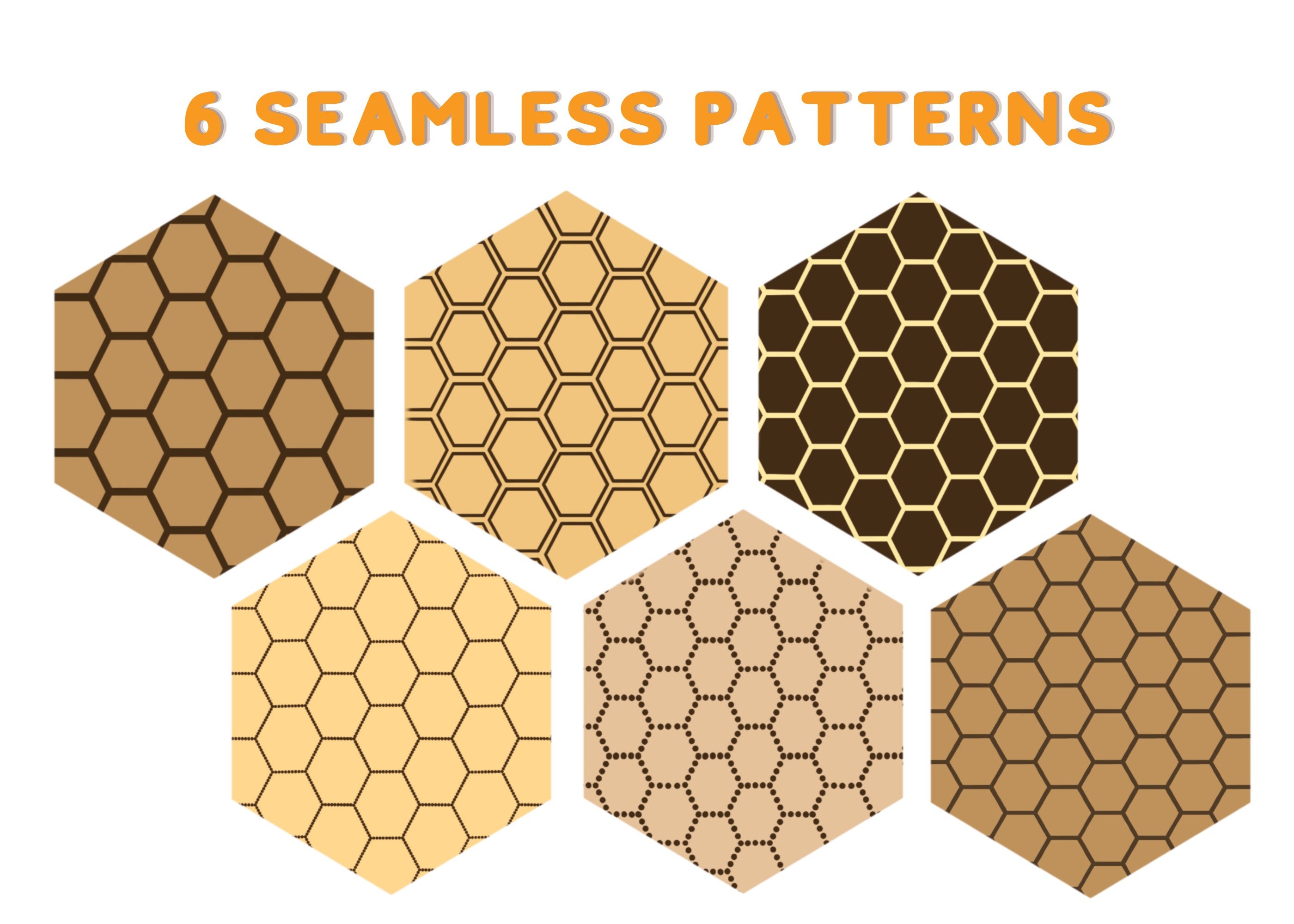 Procreate Hexagon Pattern Brushes Hexagon Procreate Stamps - Etsy