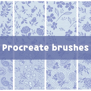 Procreate Lace Pattern Brushes Set 2 | Procreate Fashion Brushes ...