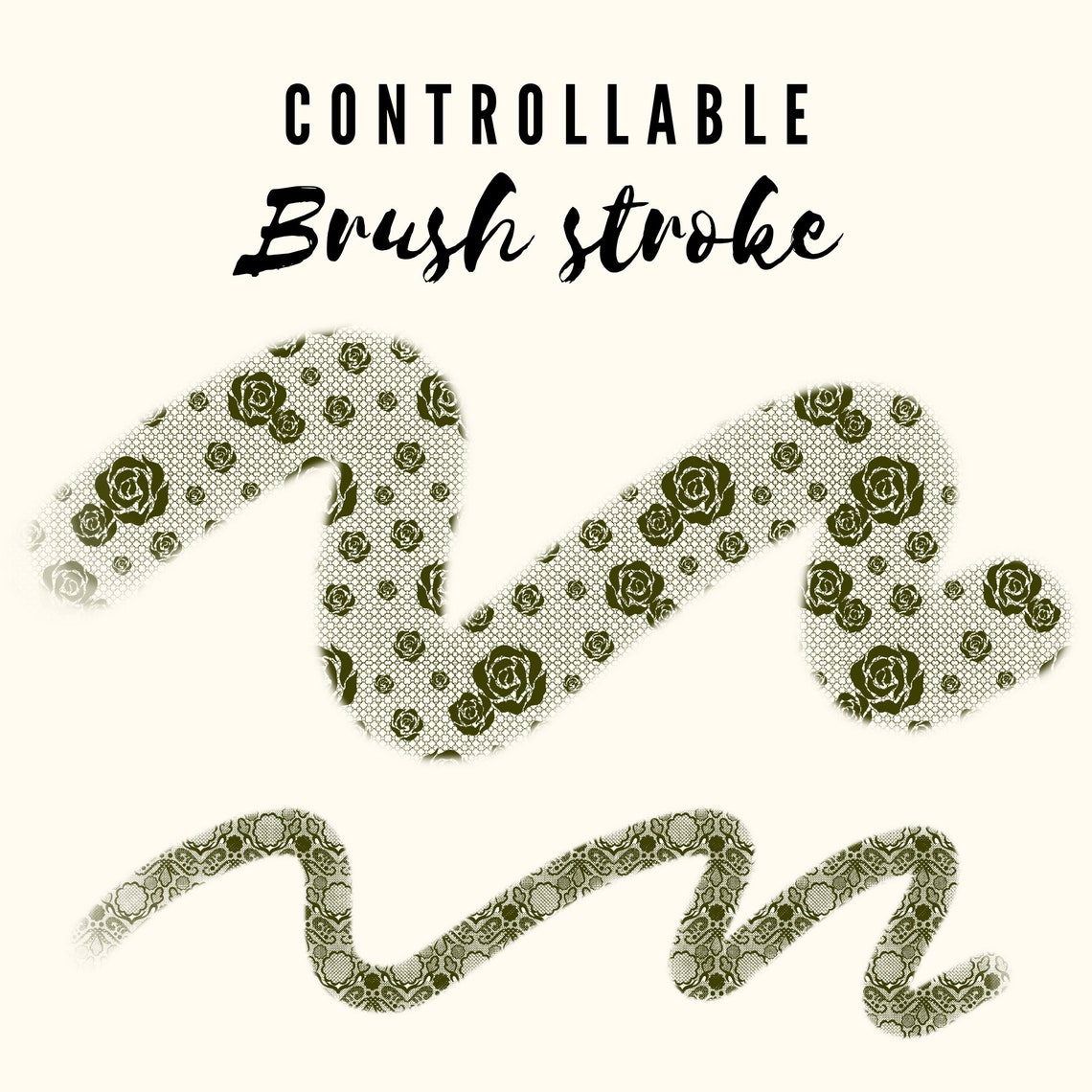 33 Procreate Lace Brushes Textile Fabric Brush Procreate | Etsy